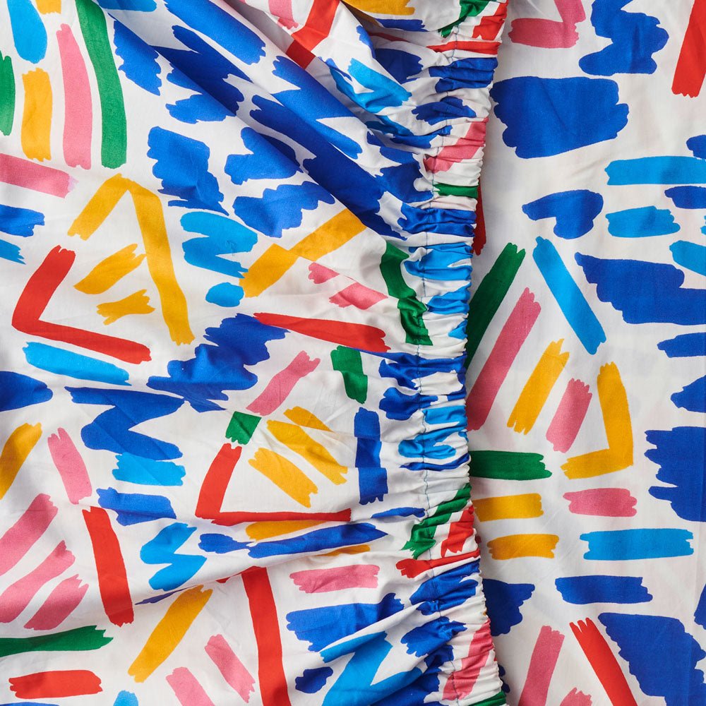 Kip&Co X Ken Done Little Tackers Organic Cotton Fitted Sheet | Bedding