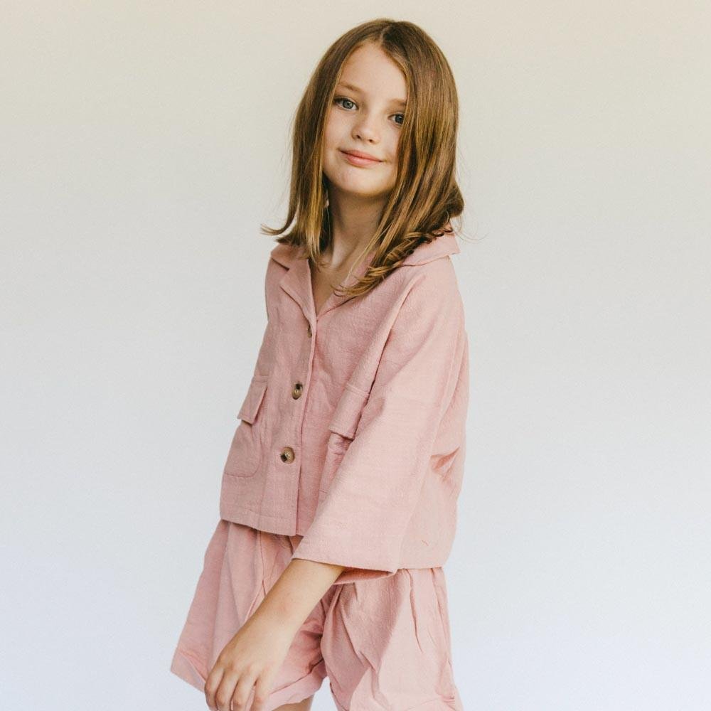 Kids Mini Lounge Set - Dusty Pink | Baby and Kids Clothing
